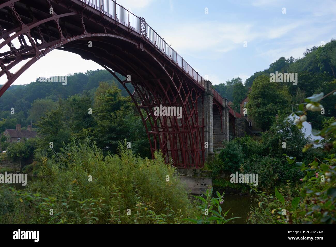 Shropshire West Midlands UK Worlds First Ironbridge Spanning River ...