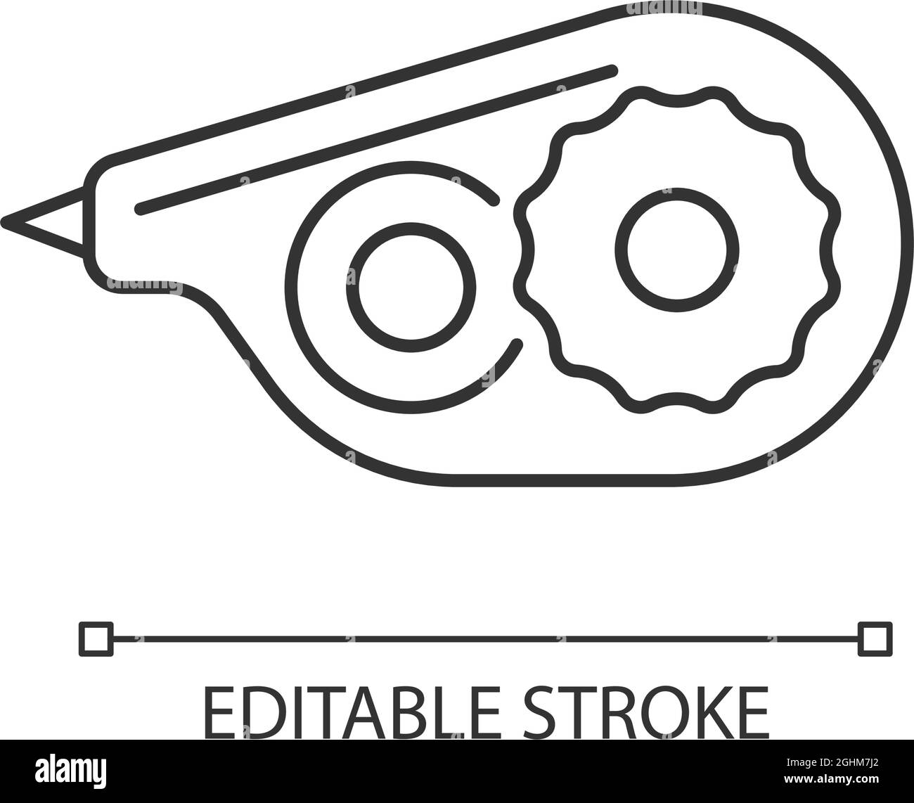 Correction tape linear icon Stock Vector Image & Art - Alamy