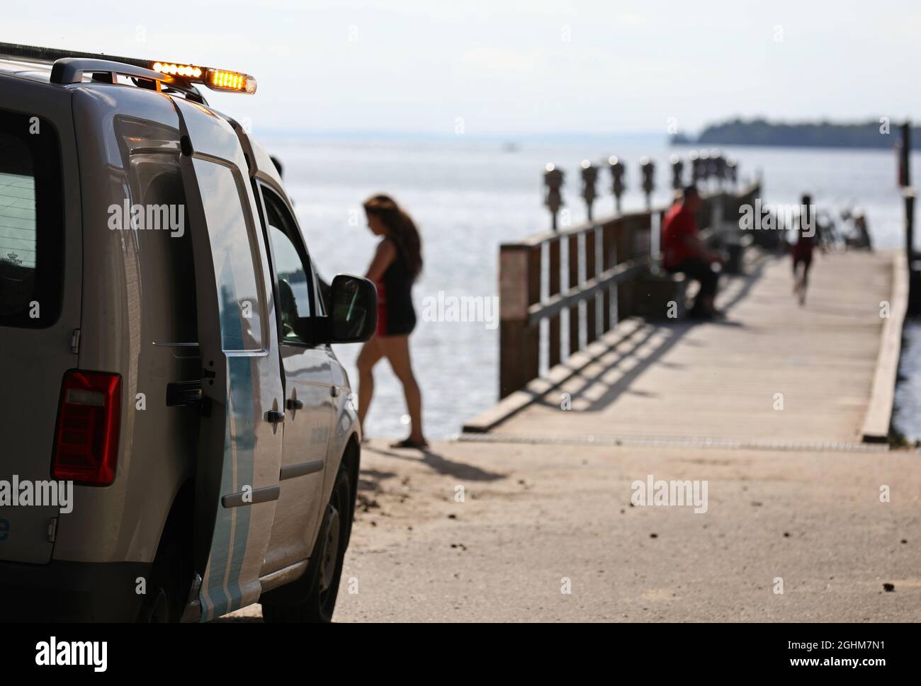 High bacteria levels warning sign hi-res stock photography and images ...