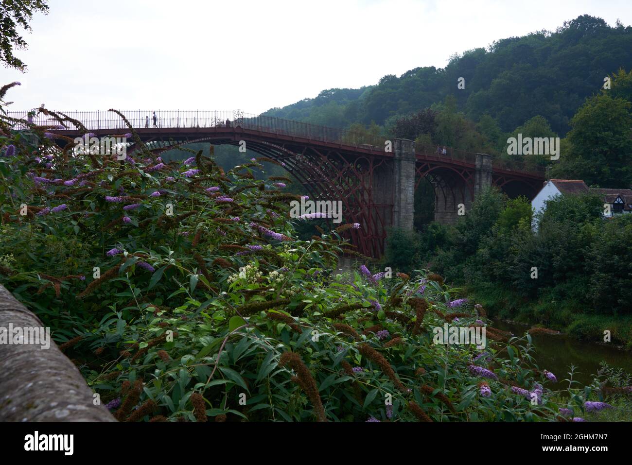 Shropshire West Midlands UK Worlds First Ironbridge Spanning River ...