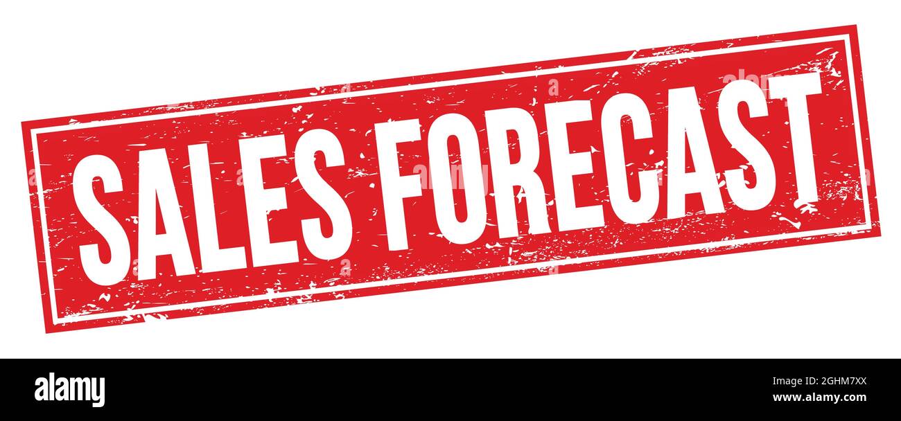 Sales Forecast Stamp High Resolution Stock Photography and Images - Alamy