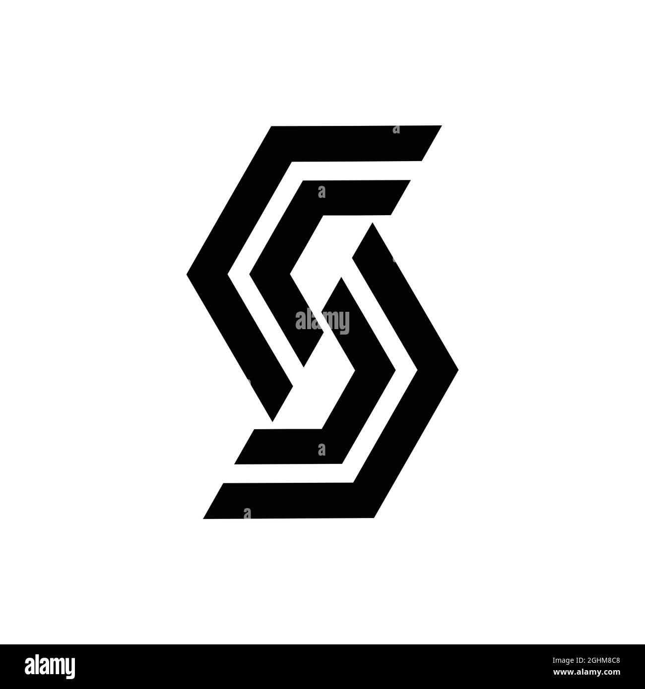 letter-shaped logo for company or brand name Stock Vector Image & Art ...