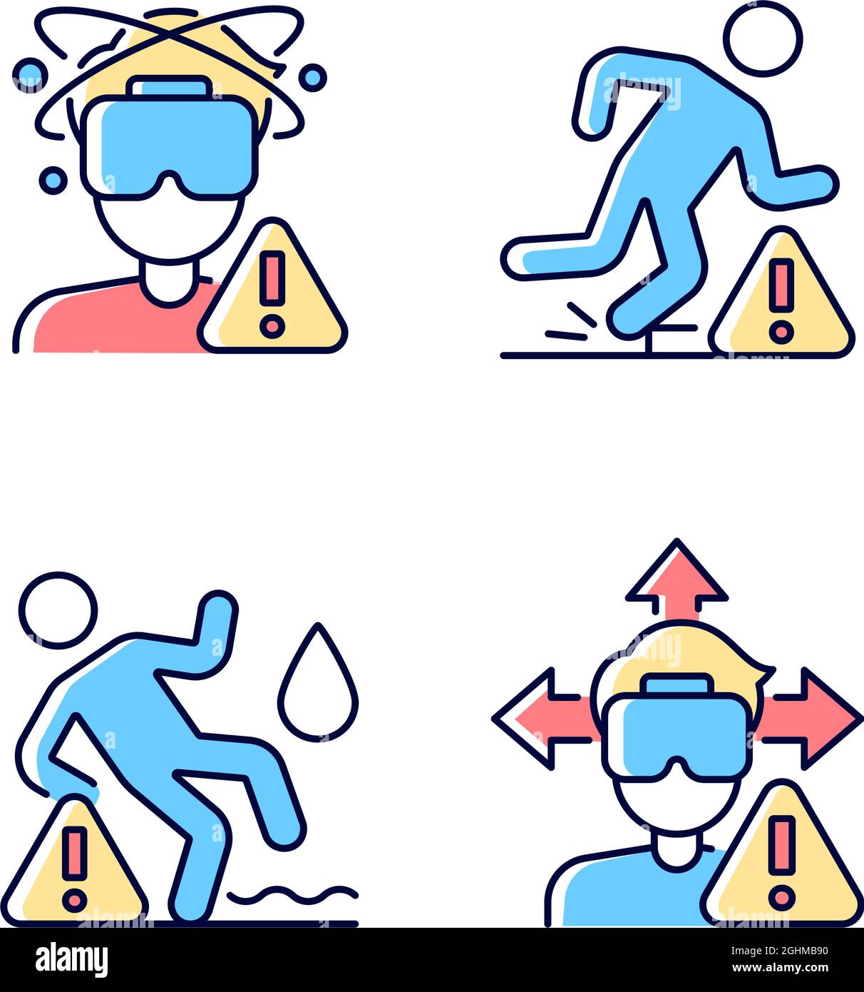 Headset usage Stock Vector Images - Alamy