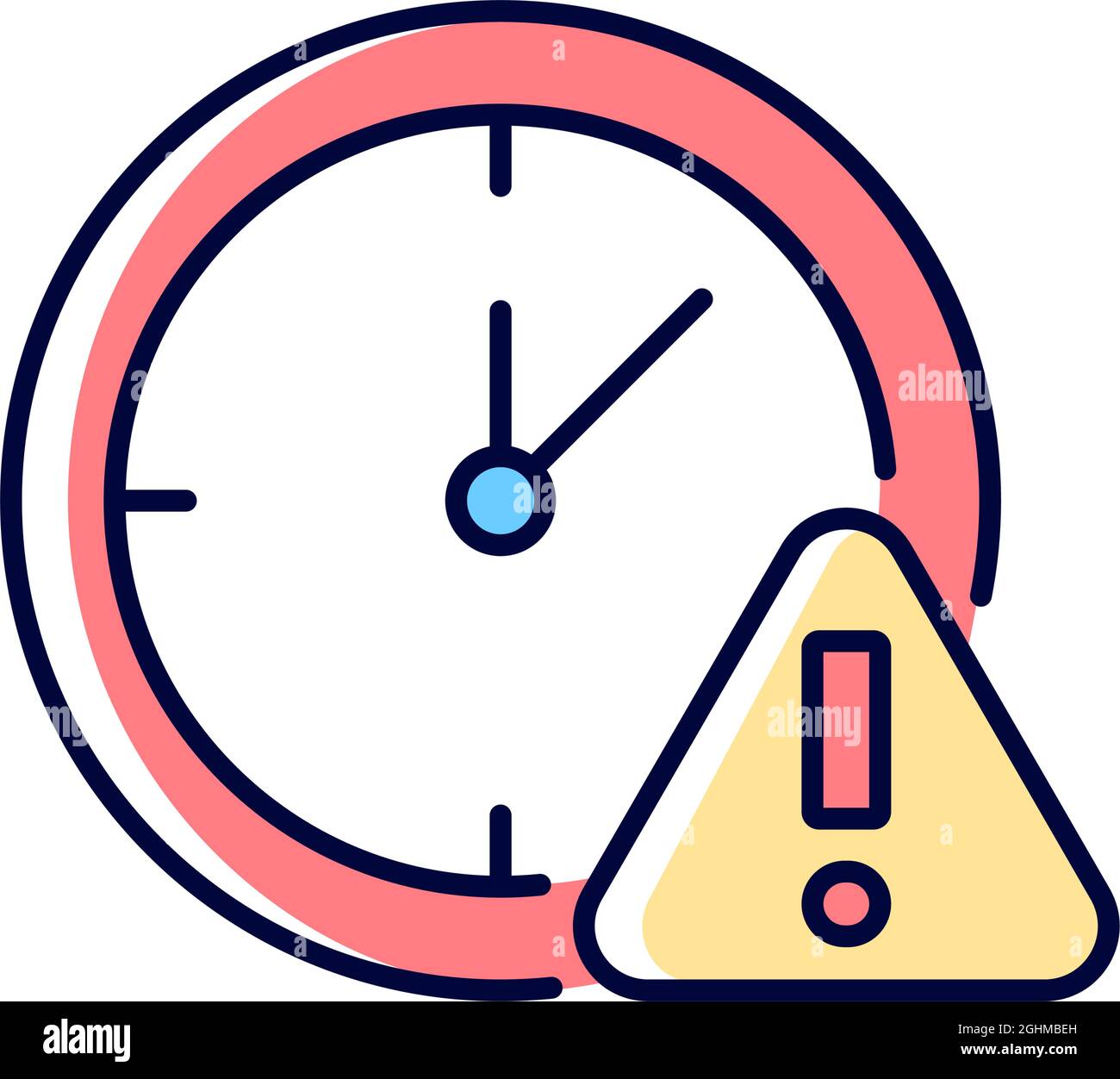 Do not use for a long time RGB color manual label icon Stock Vector ...