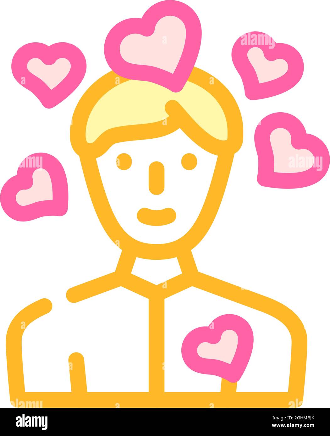love man color icon vector illustration Stock Vector Image & Art - Alamy
