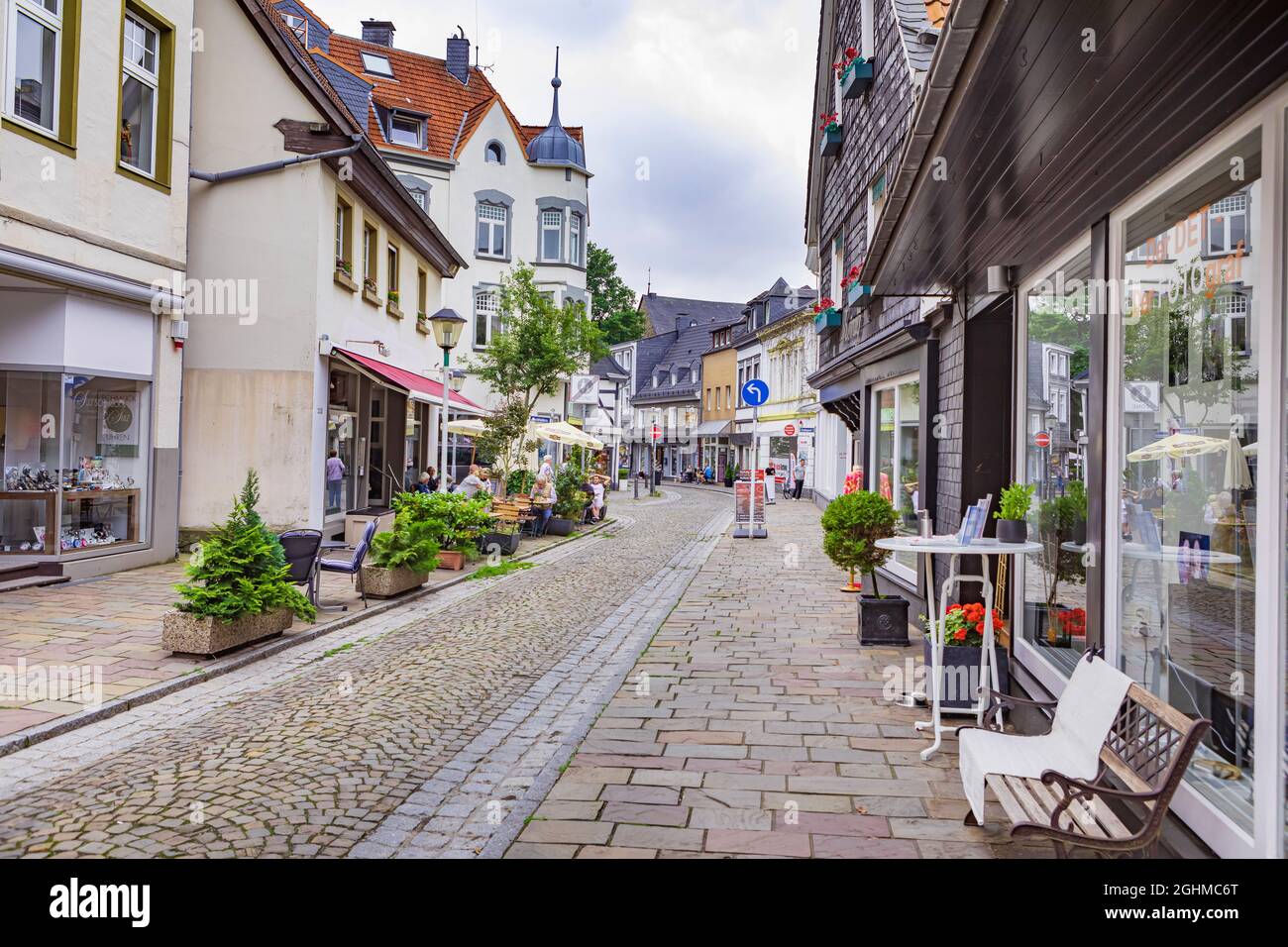 KETTWIG, GERMANY - CIRCA JUNE, 2021: The cityscape of Kettwig, North ...