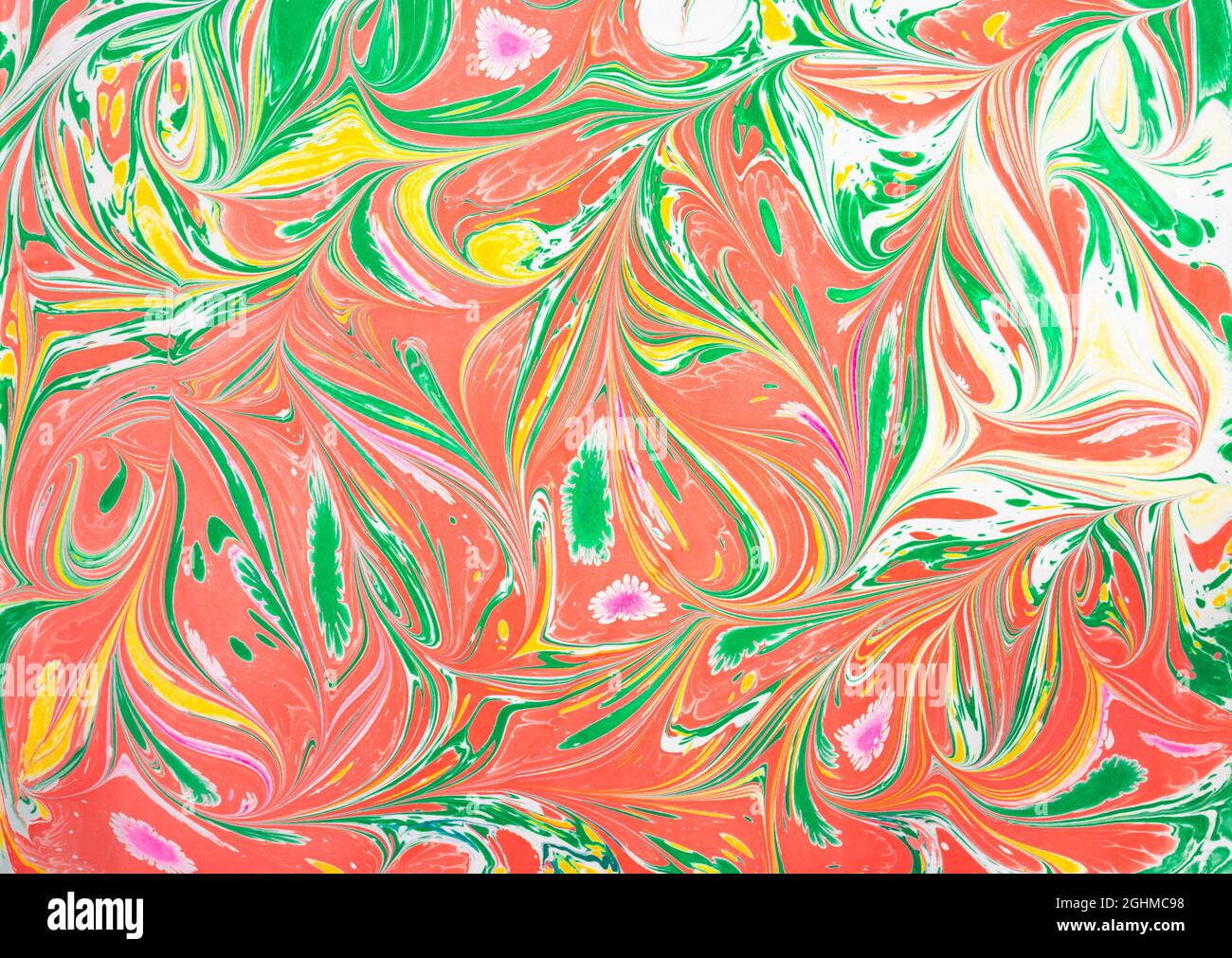 Image of colored traditional turkish ebru art abstract background ...