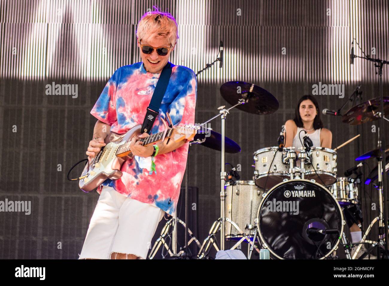 Rob Laska and Karah James of Valley performs on Day 3 of the 2021 ...