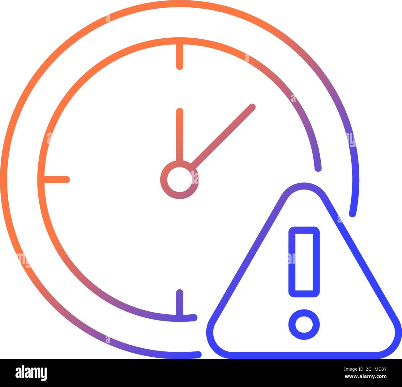 Do not use for a long time gradient linear vector manual label icon ...