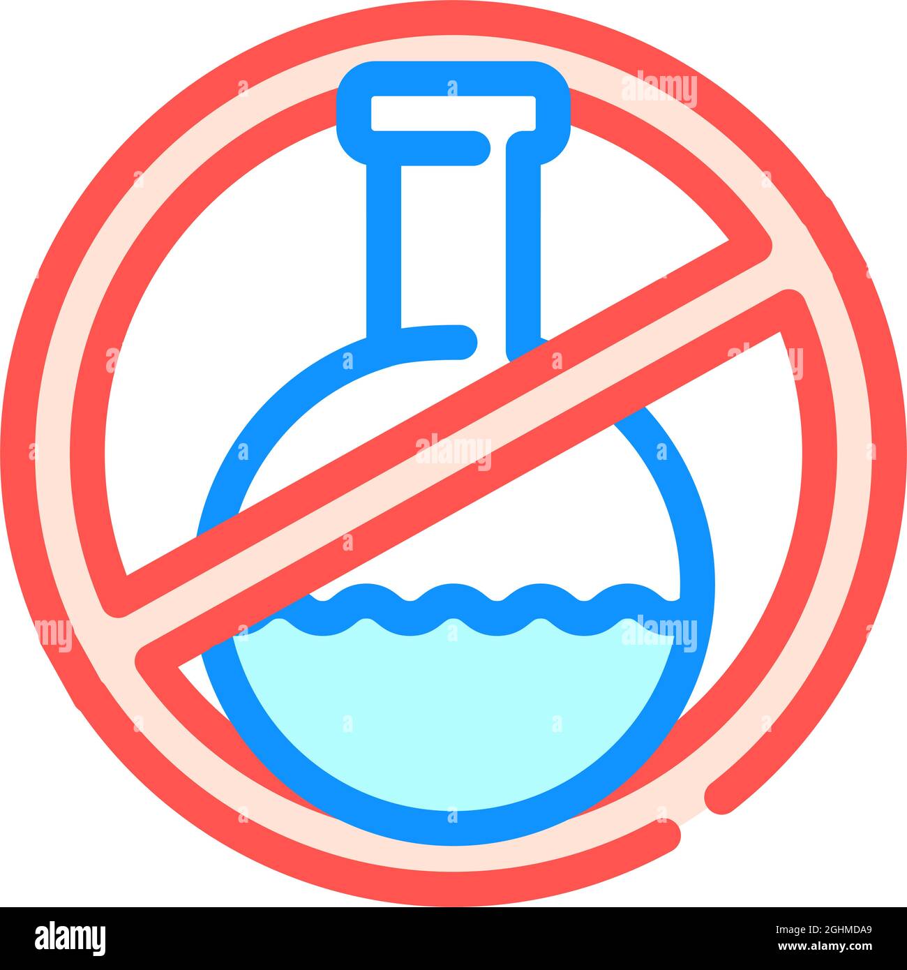 silicone chemical liquid free color icon vector illustration Stock ...