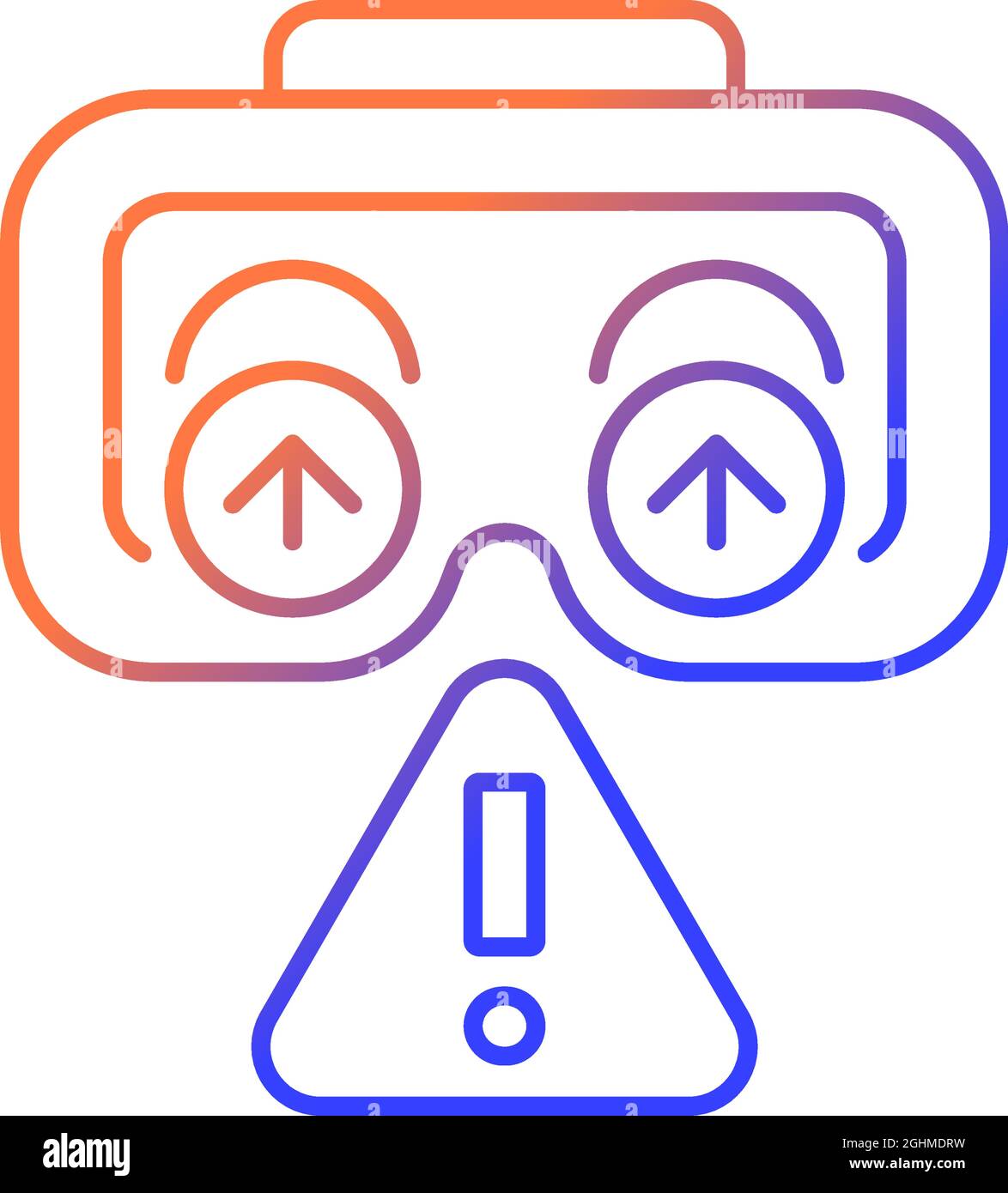 Use Lenses Protection Gradient Linear Vector Manual Label Icon Stock Vector Image And Art Alamy