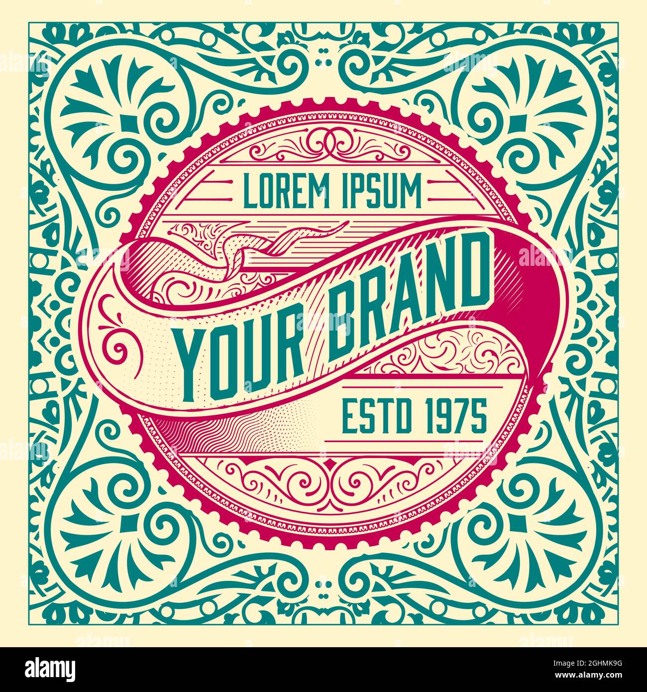 Western card with vintage style Stock Vector Image & Art - Alamy