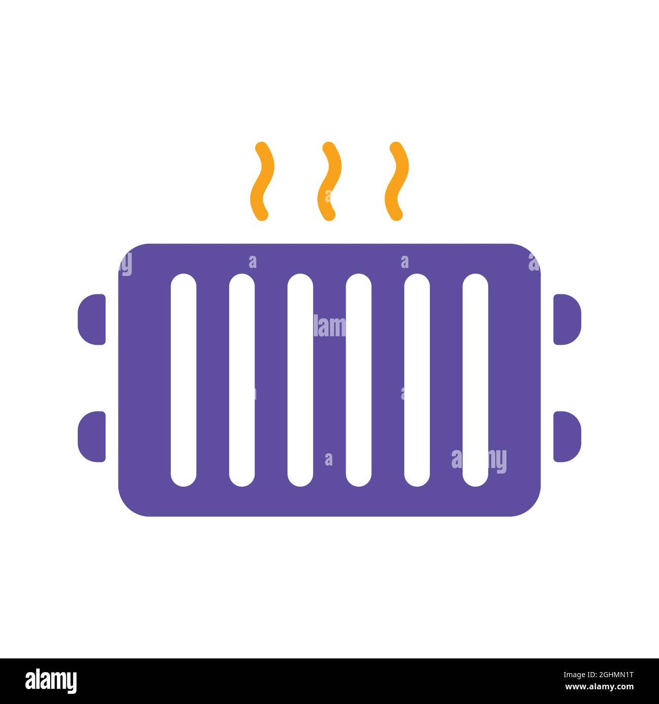 Radiator, heater vector glyph icon. Construction, repair and building ...
