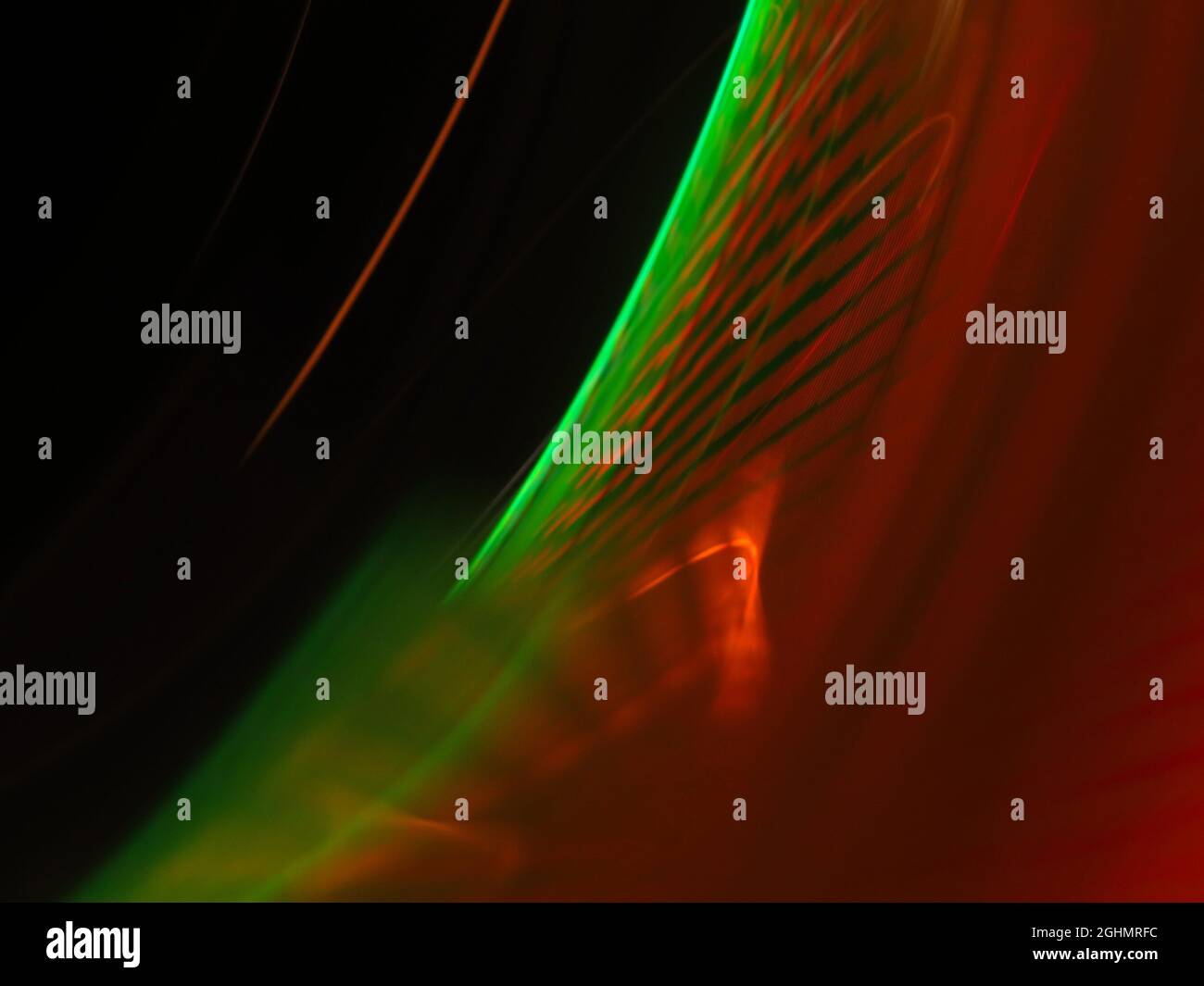 Smooth dark red green background with rhythmic light trails for ...