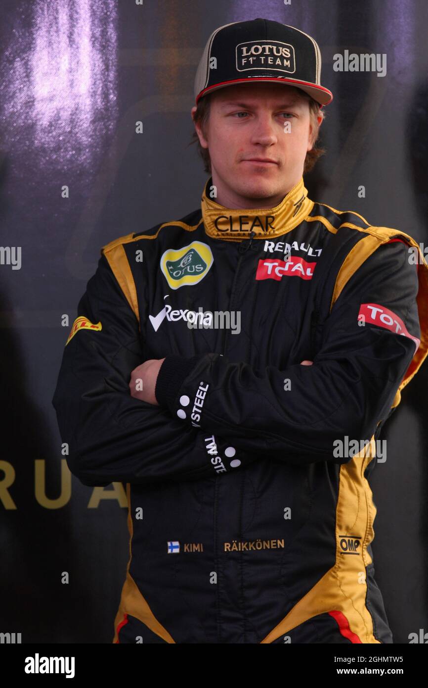 Kimi raikkonen lotus renault f1 hi-res stock photography and images - Alamy