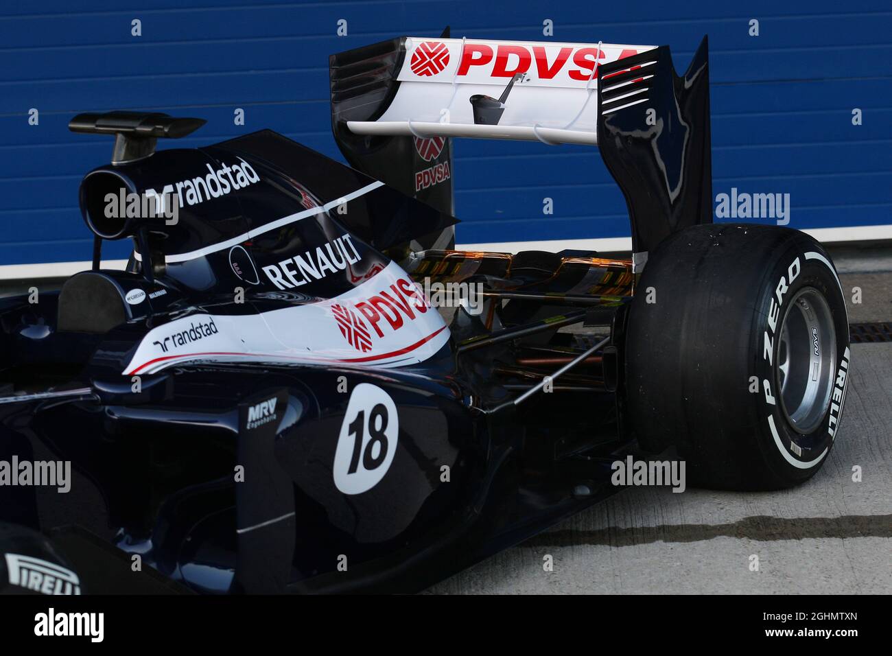 07.02.2012 Jerez, Spain, Rear wing - Williams F1 Team FW34 Launch Stock ...