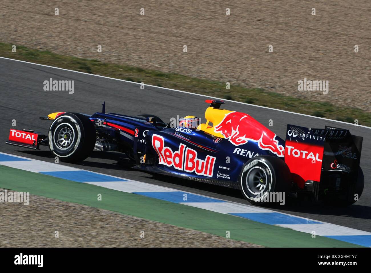 07.02.2012 Jerez, Spain, Mark Webber (AUS), Red Bull Racing - Formula 1 ...