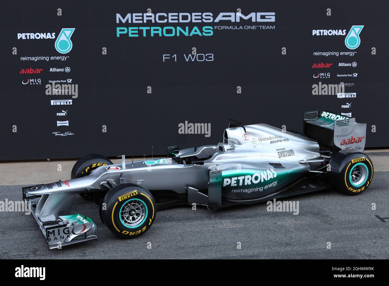 Mercedes f1 w03 hi-res stock photography and images - Alamy