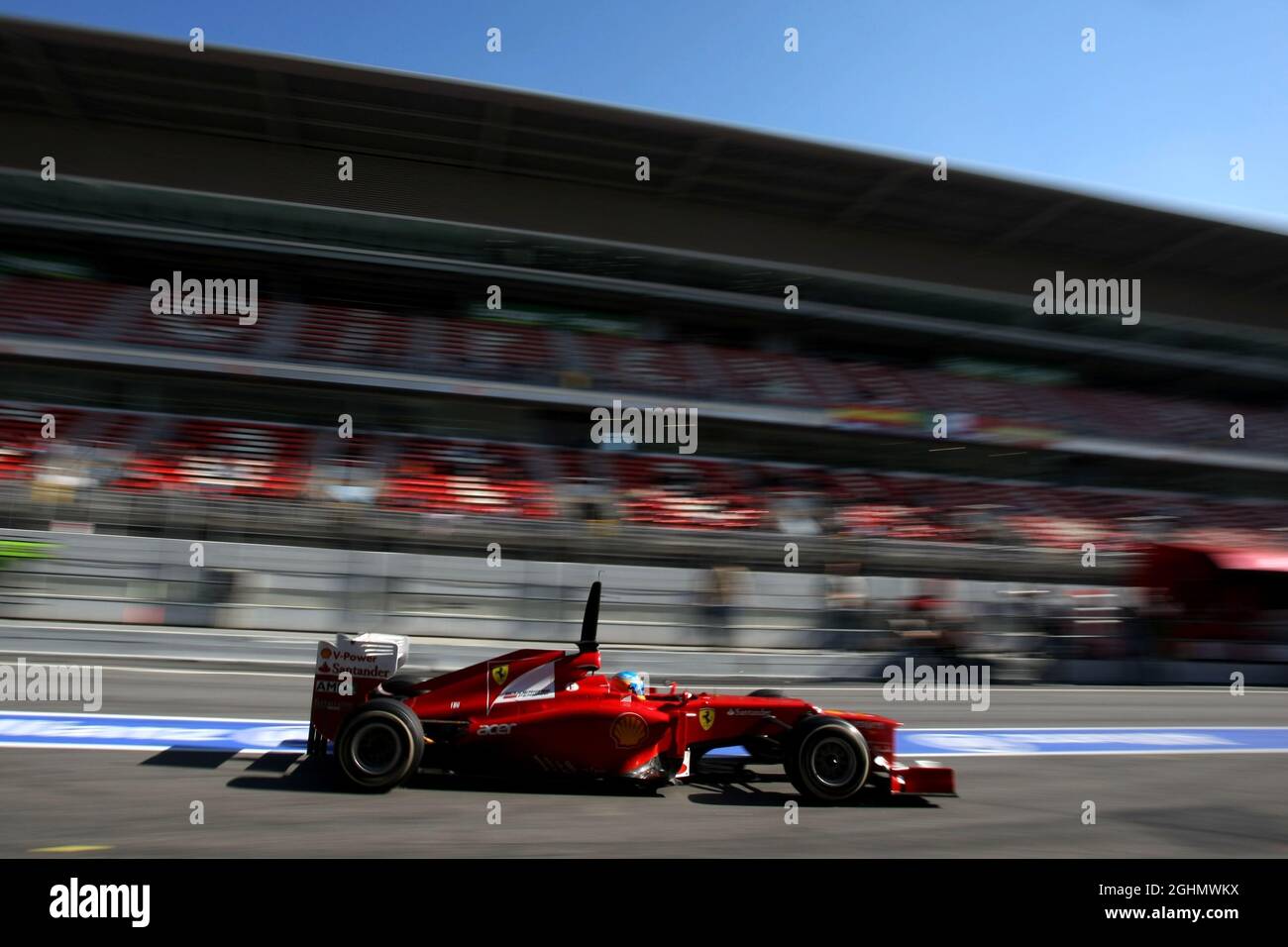 02.04.2012, Barcelona, Spain, Fernando Alonso (ESP), Scuderia Ferrari ...