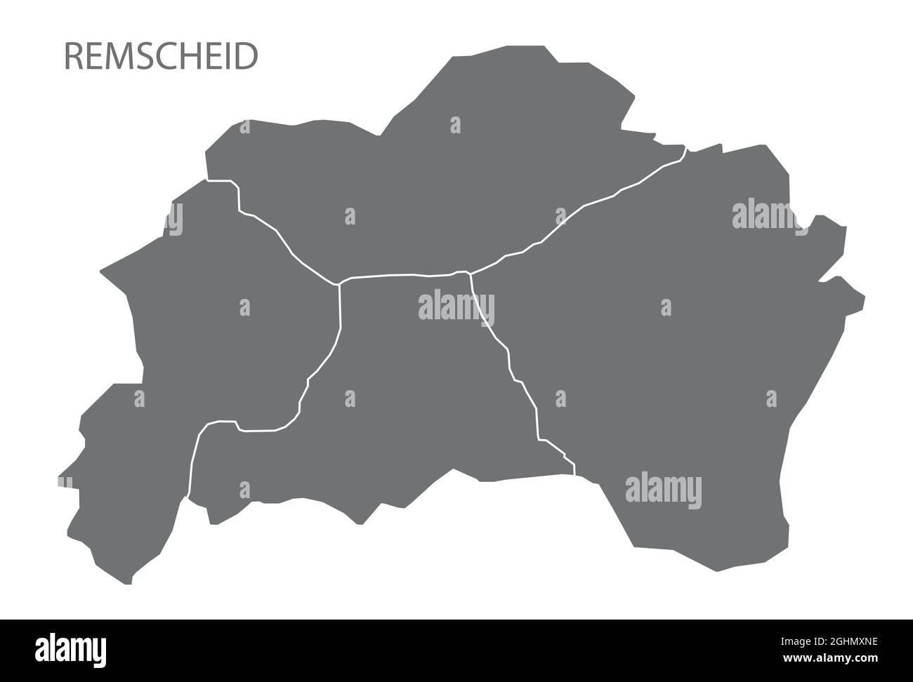 Remscheid map Black and White Stock Photos & Images - Alamy
