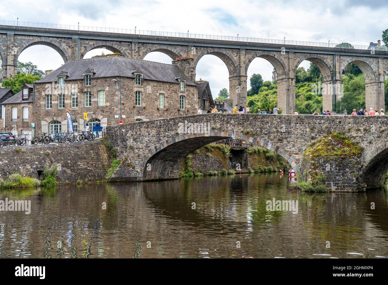 Viaduct in dinan brittany hi-res stock photography and images - Alamy
