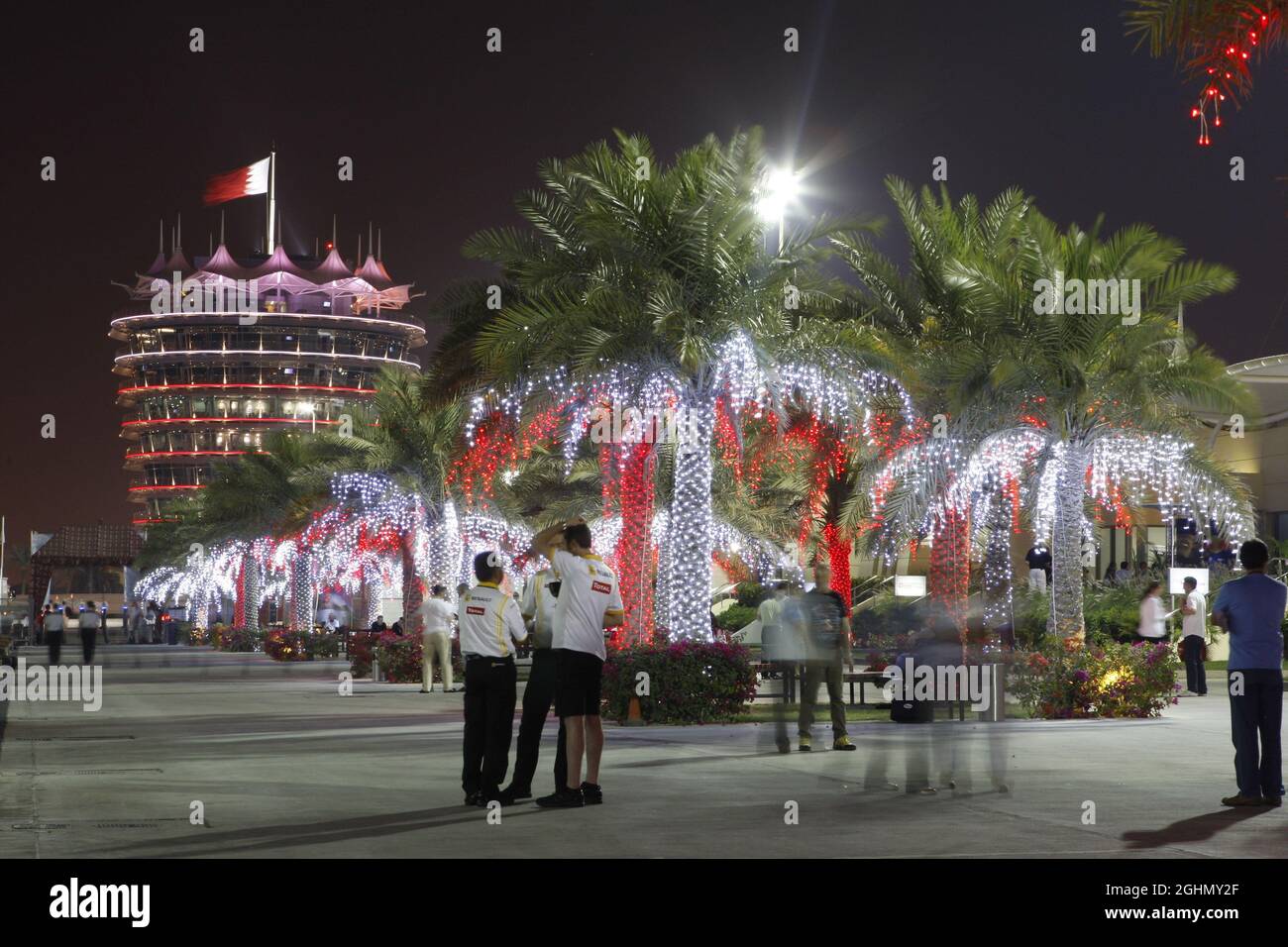 The Paddock at night - Formula 1 World Championship, Rd 1, Bahrain ...
