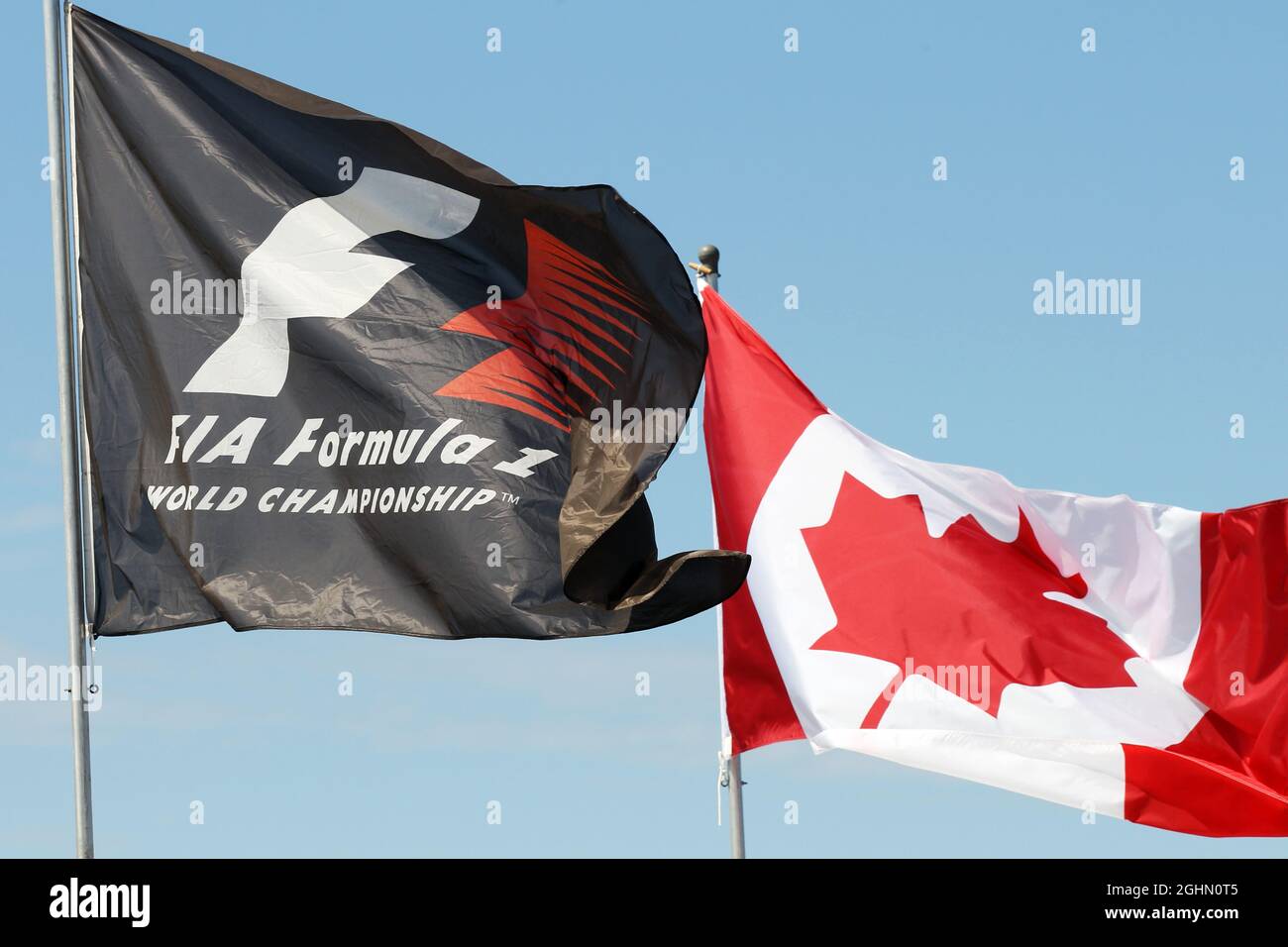 F1 and Canadian flags. 07.06.2012. Formula 1 World Championship, Rd 7 ...