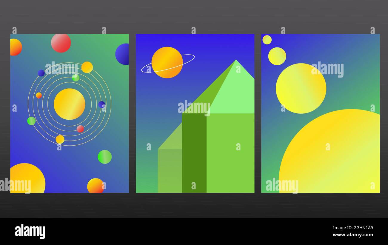 Gradient poster hi-res stock photography and images - Alamy