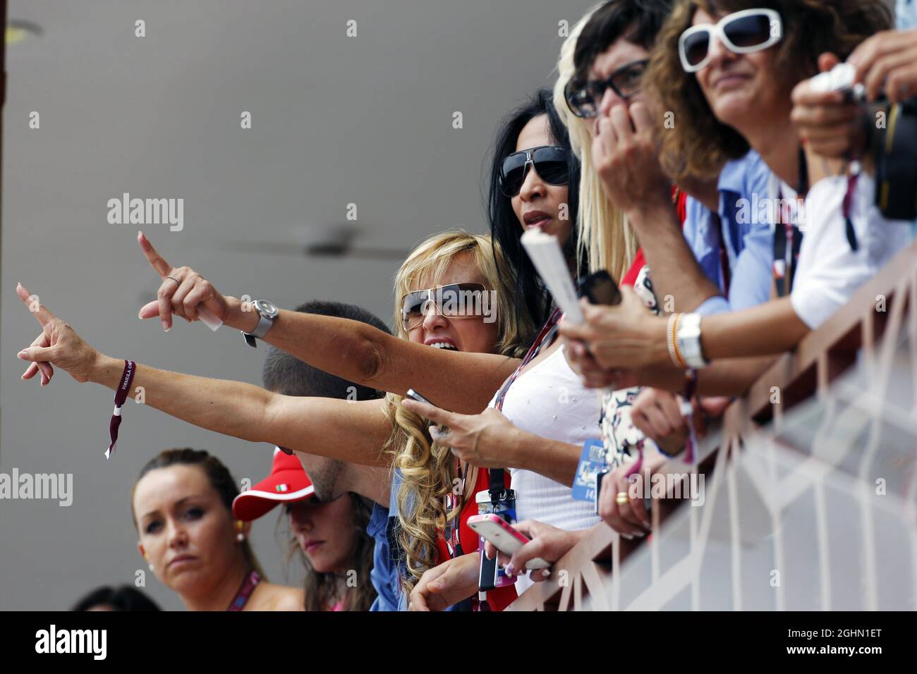 Fans above pits hi-res stock photography and images - Alamy