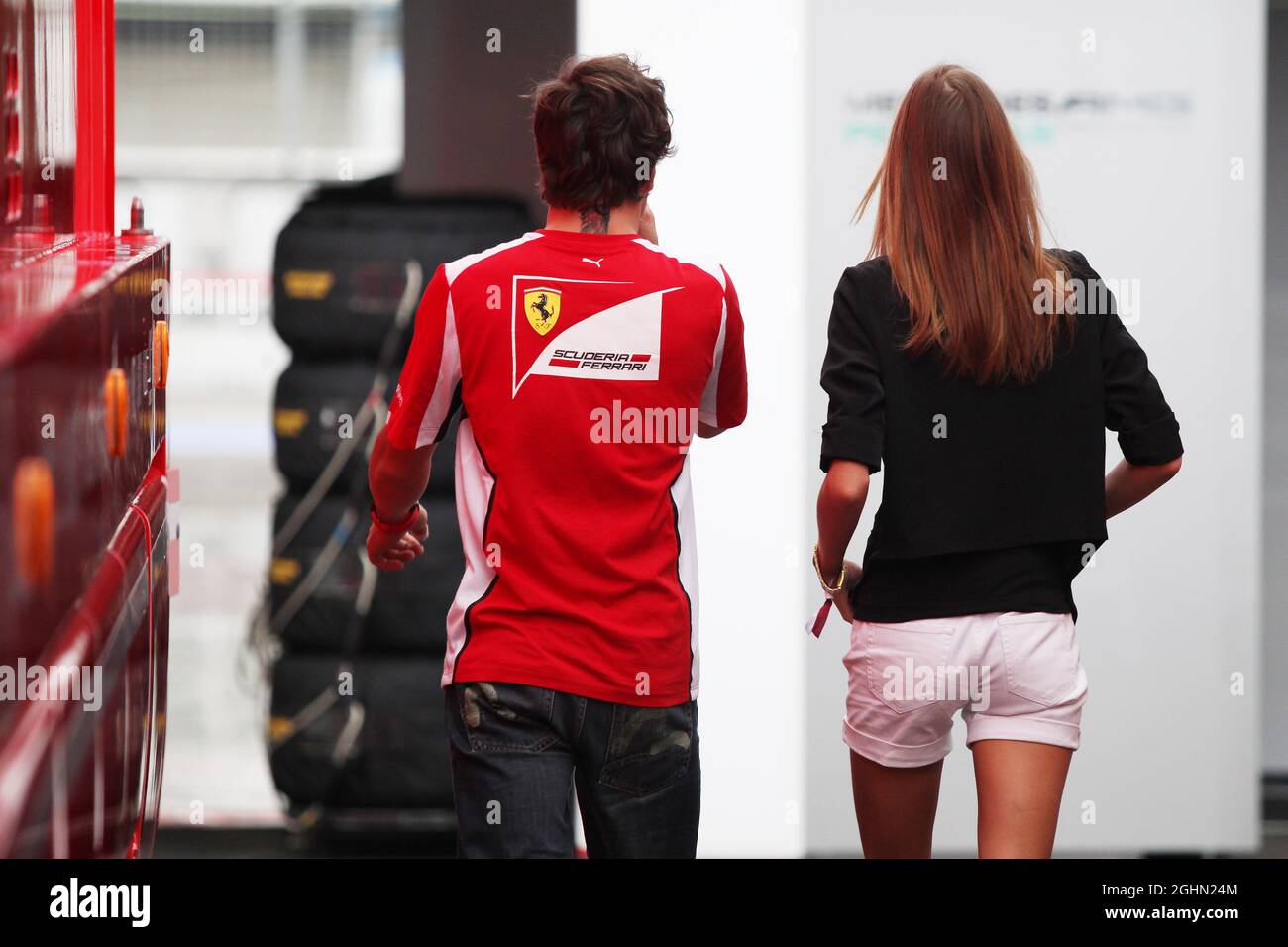 Ferrari girlfriend dasha kapustina hi-res stock photography and images ...