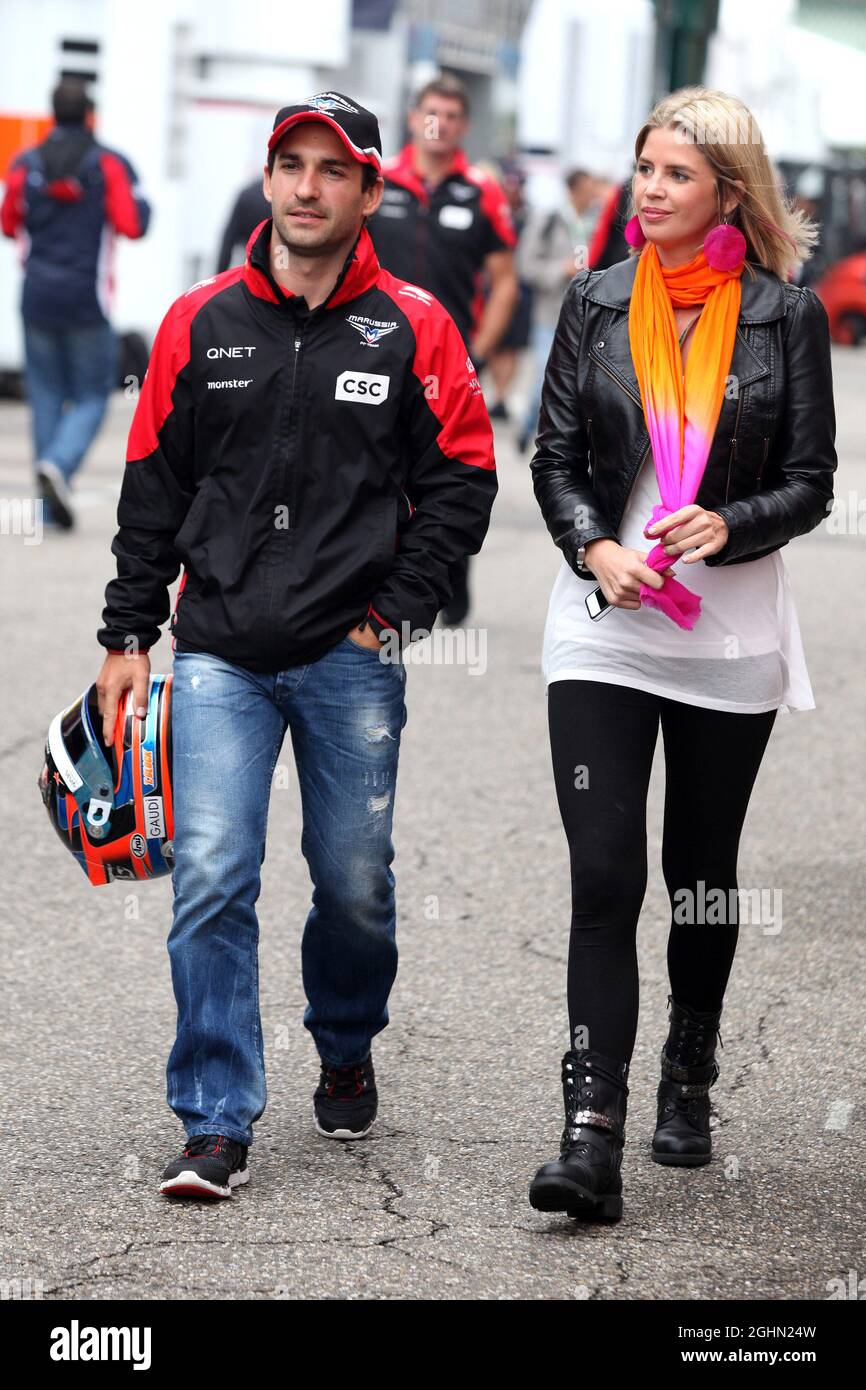 Timo Glock (GER), Marussia F1 Team with his girlfriend Isabell Reis ...