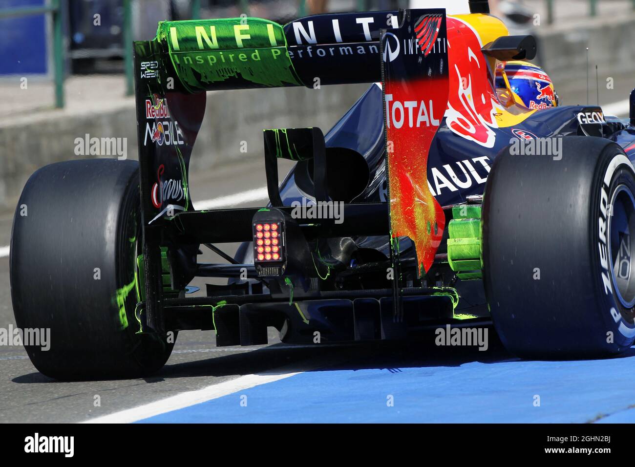 Red bull racing rb8 rear wing detail hi-res stock photography and ...