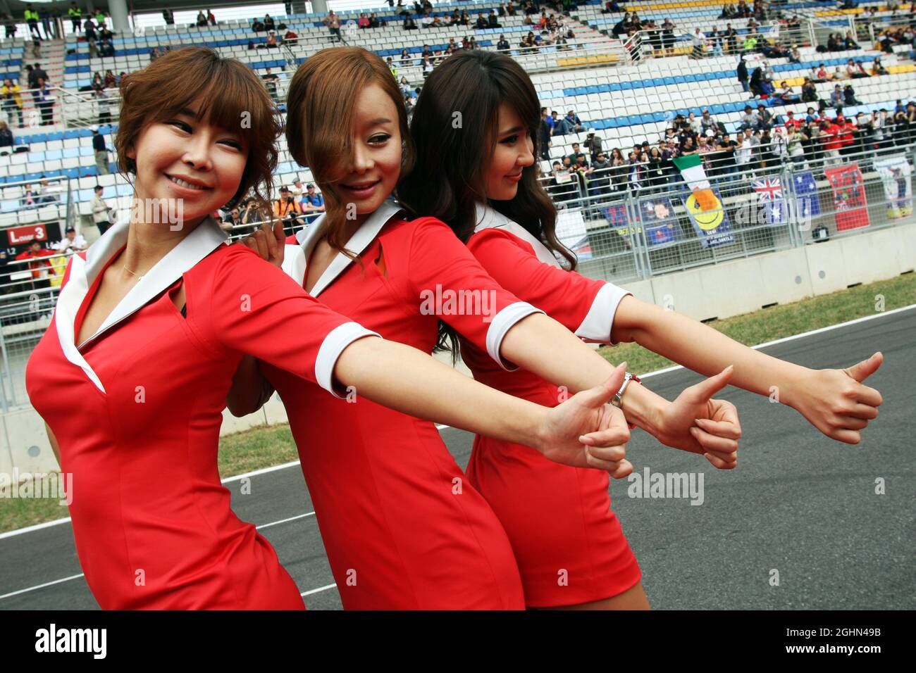 Grid girls korea hi-res stock photography and images - Alamy