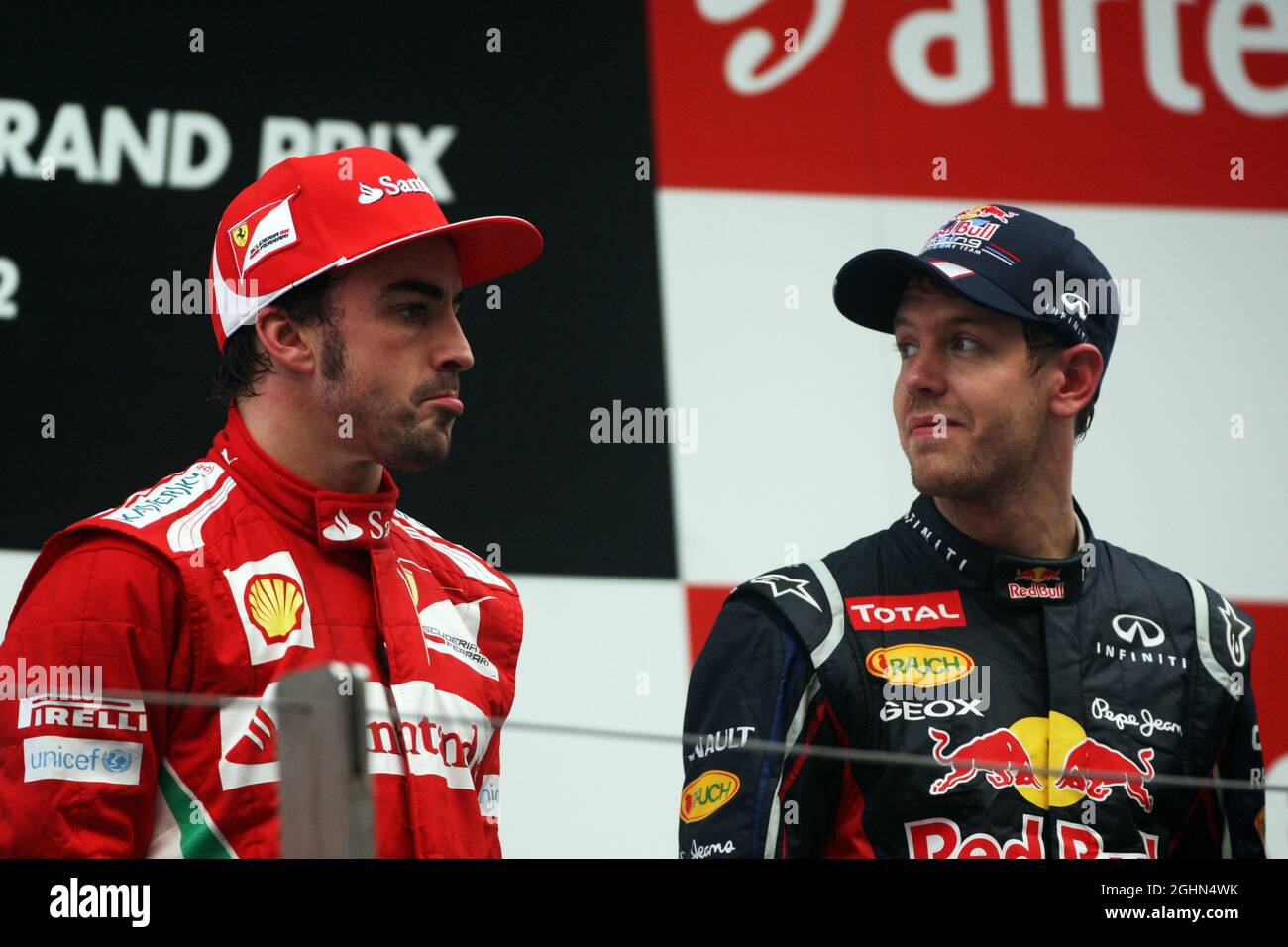 The podium race winner fernando alonso hi-res stock photography and ...