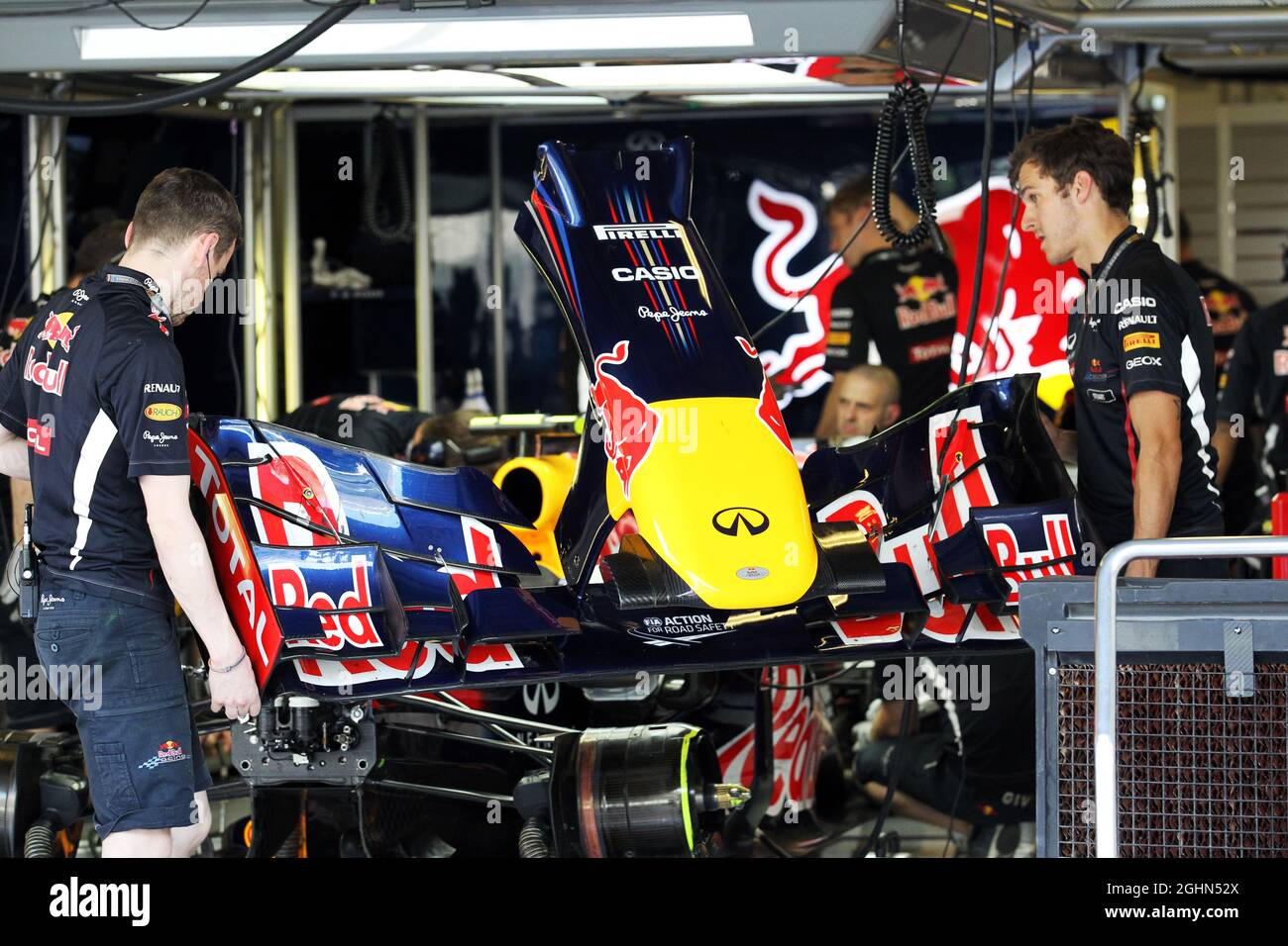 Red bull racing rb8 detail hi-res stock photography and images - Alamy