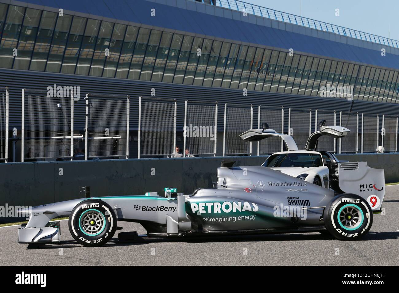 Mercedes amg w04 hi-res stock photography and images - Alamy