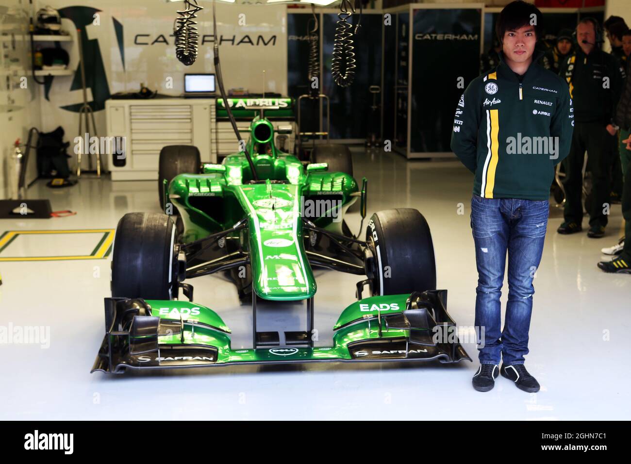 Ma qing hua chn caterham f1 reserve driver hi-res stock photography and ...