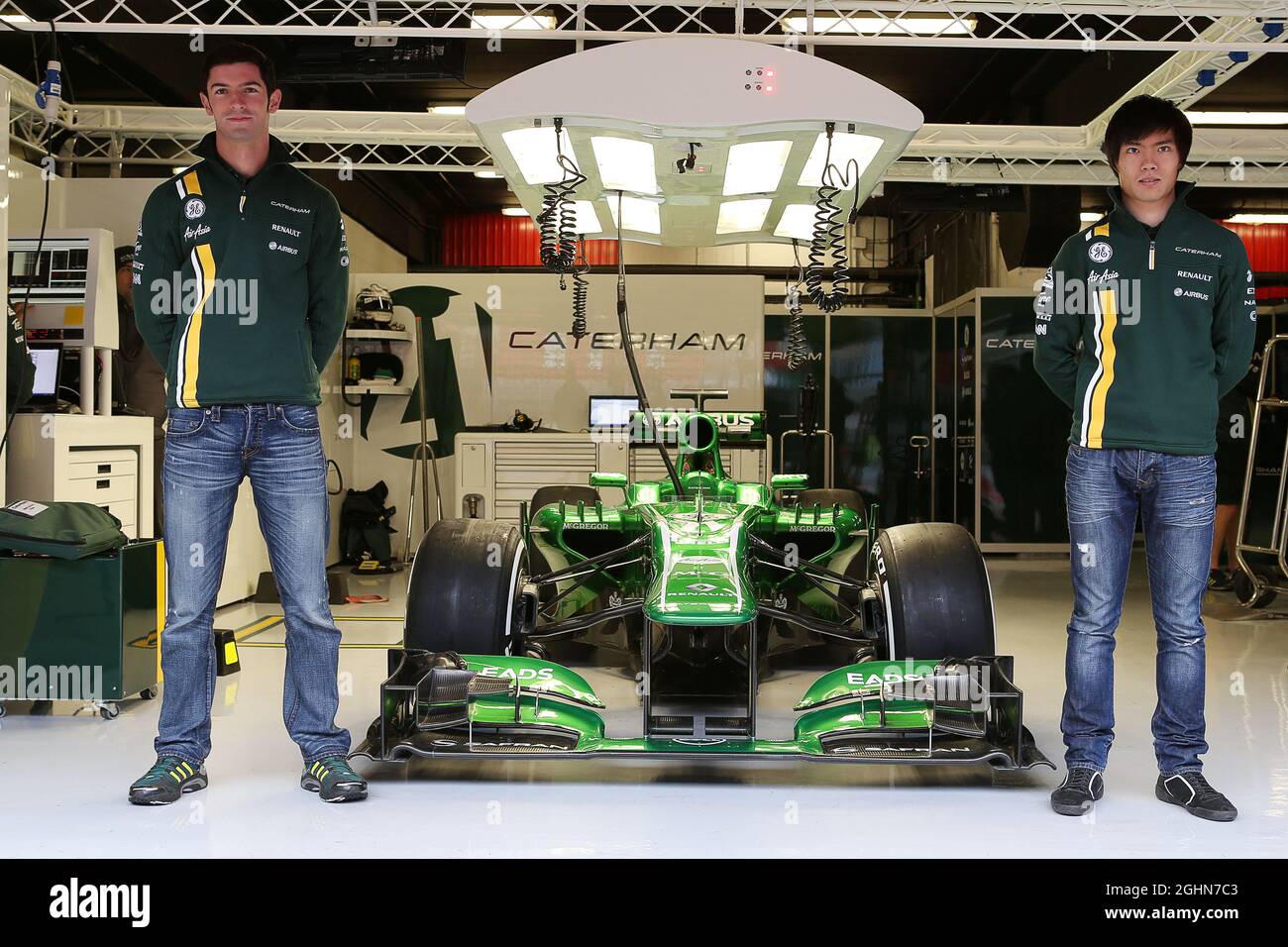 Ma qing hua chn caterham f1 reserve driver hi-res stock photography and ...