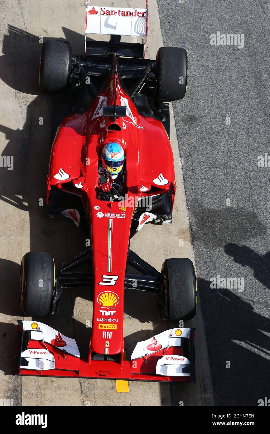 Fernando Alonso (ESP) Ferrari F138. 03.03.2013. Formula One Testing ...
