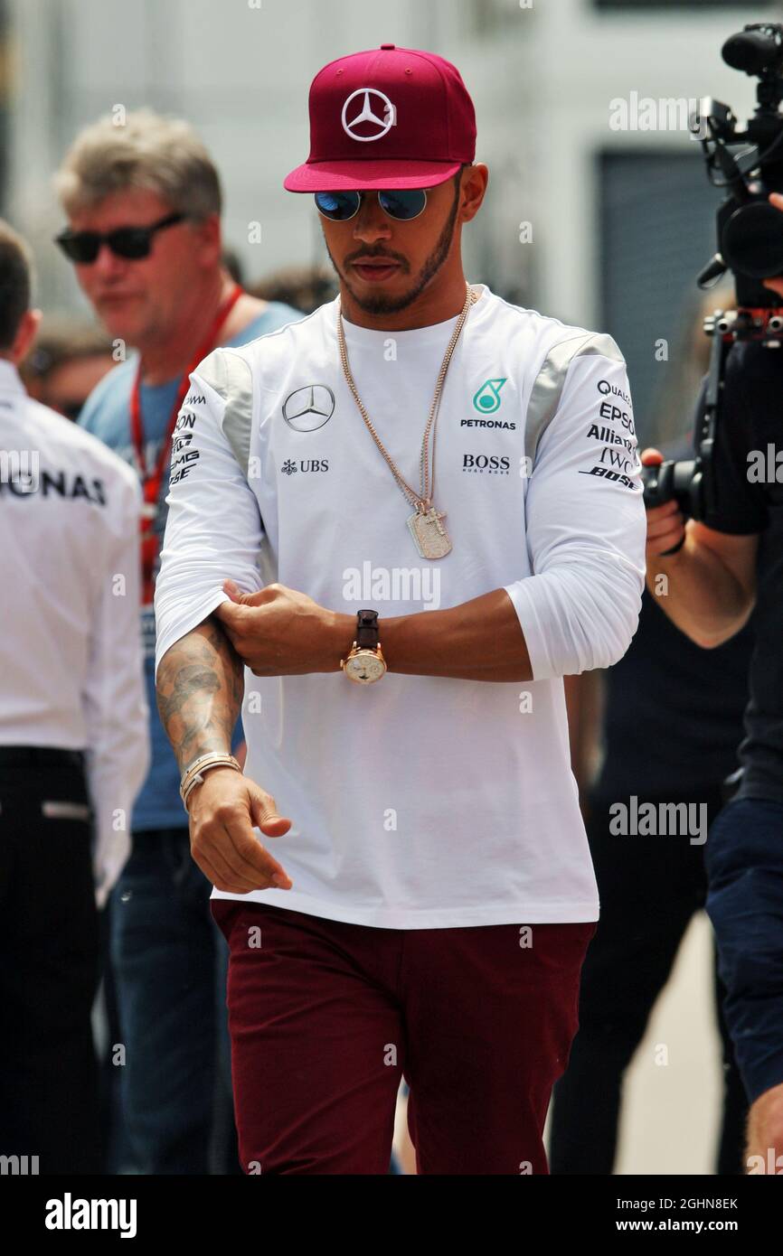 Lewis Hamilton (GBR) Mercedes AMG F1. 12.05.2016. Formula 1 World ...
