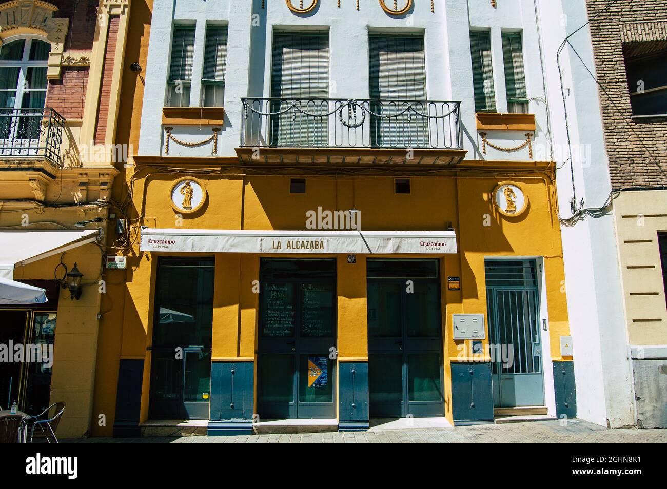 Seville Spain September 04, 2021 Building located in the city of ...