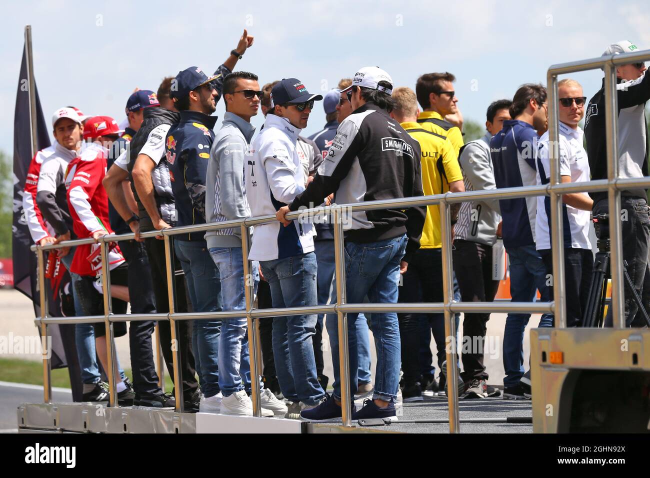 The drivers parade. 15.05.2016. Formula 1 World Championship, Rd 5 ...