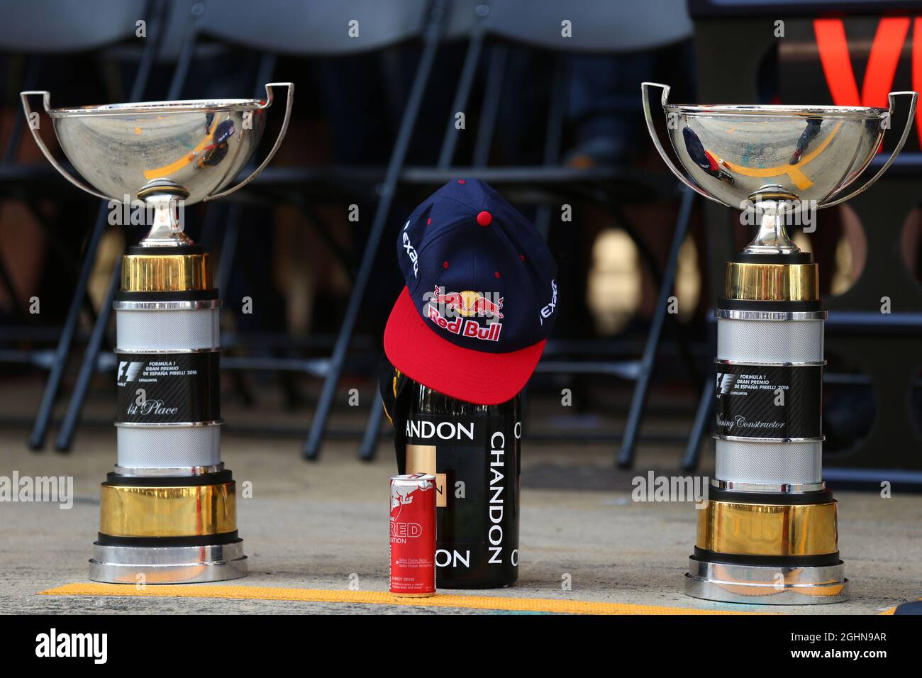 The trophies for race winner max verstappen hi-res stock photography ...