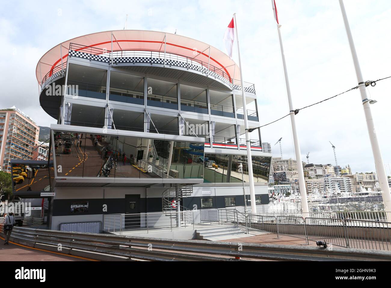 Pit building. 25.05.2016. Formula 1 World Championship, Rd 6, Monaco ...