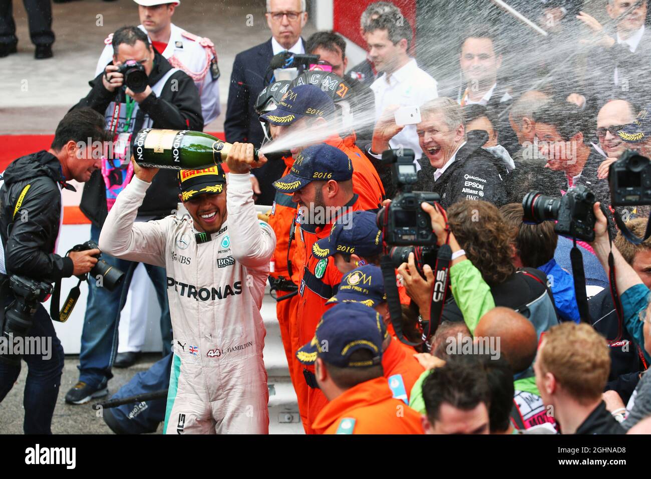 Podium with champagne formula 1 monaco hi-res stock photography and ...