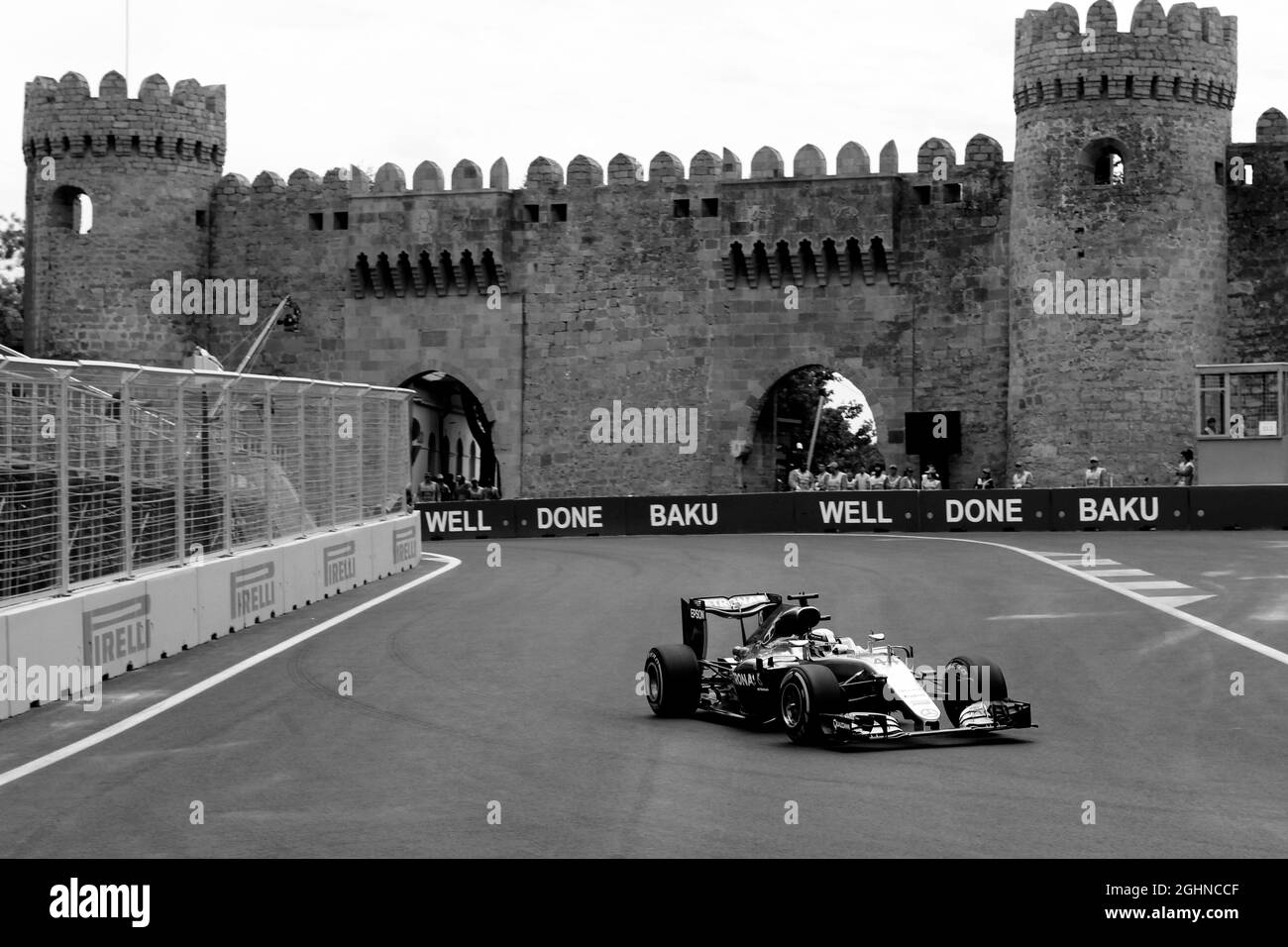 Mercedes amg f1 w07 hybrid of lewis hamilton Black and White Stock ...