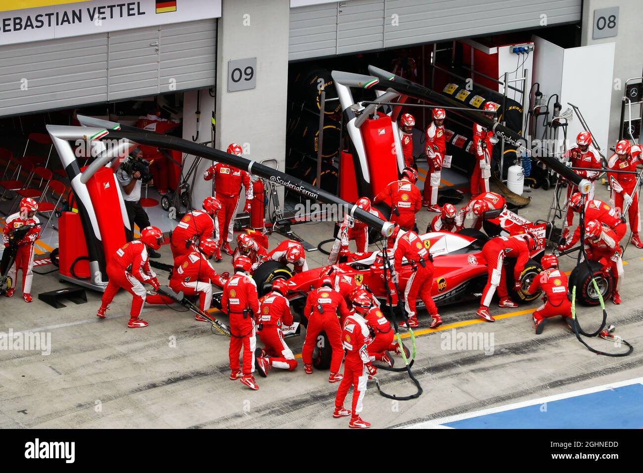 Ferrari pit hi-res stock photography and images - Alamy