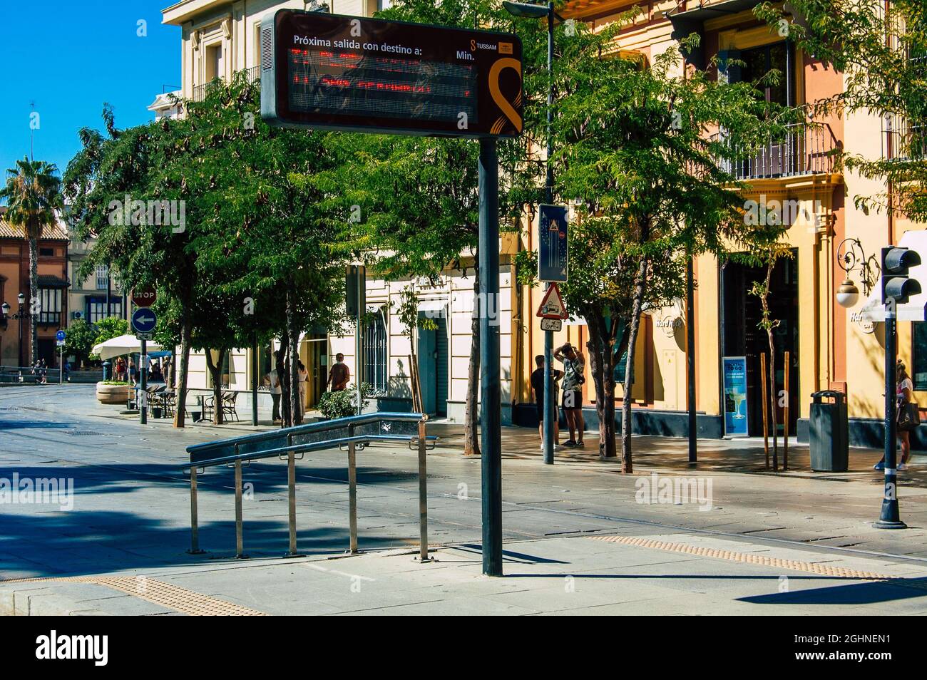 Seville Spain September 04, 2021 Cityscape of Seville, emblematic city ...
