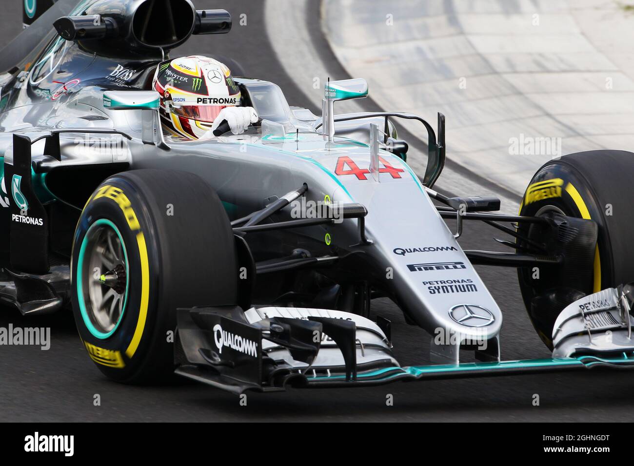 Lewis Hamilton (GBR) Mercedes AMG F1 W07 Hybrid. 22.07.2016. Formula 1 World Championship, Rd 11 ...
