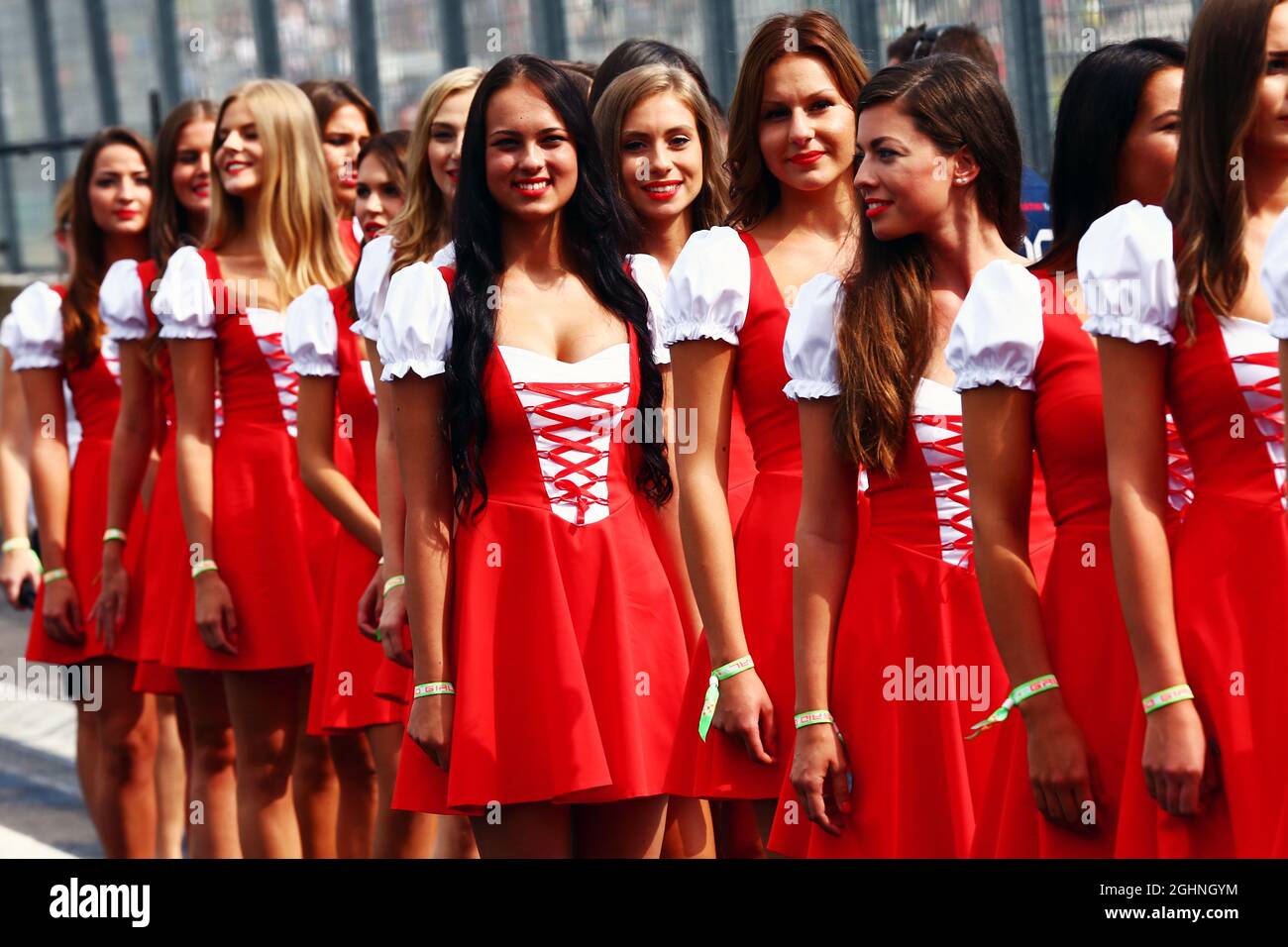 Grid girls. 23.07.2016. Formula 1 World Championship, Rd 11, Hungarian ...